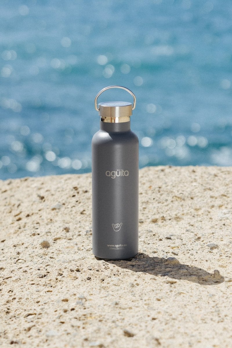 Botellas de acero inoxidable Agüita ᛫ Colección GRIS | AGÜITA
